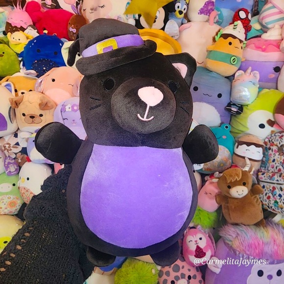 Squishmallows | Toys | Autumn Black Witch Cat Halloween Hugmee Original ...